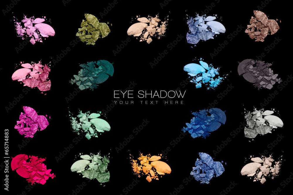 Color Swatches. Set of eye shadow Stock Photo | Adobe Stock