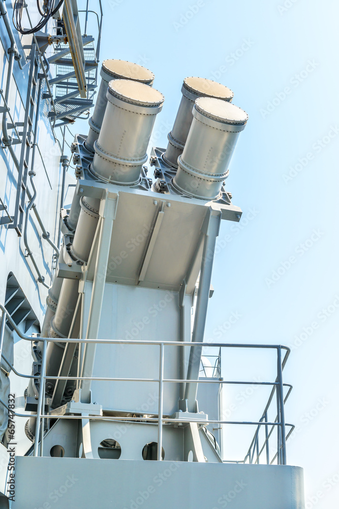 The Harpoon is an anti-ship missile system at Yamayuki Destroyer Stock ...