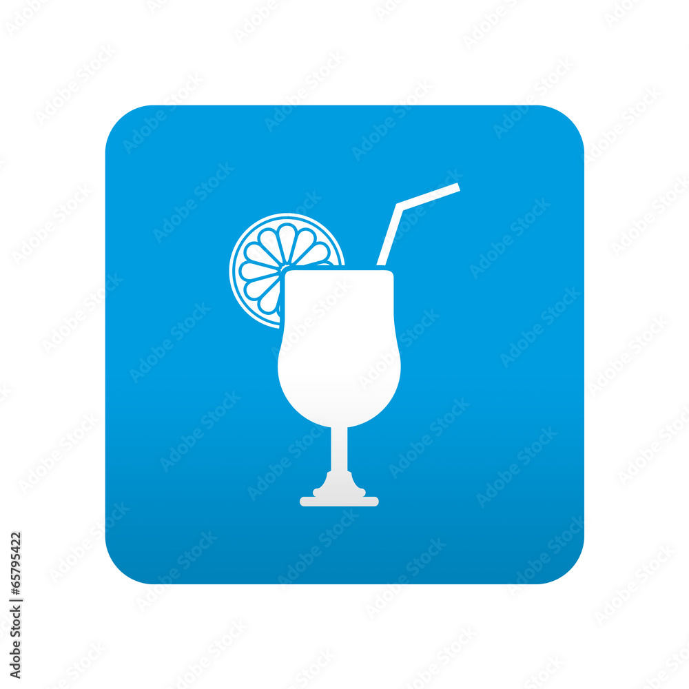 Etiqueta tipo app azul simbolo combinado Stock Illustration | Adobe Stock