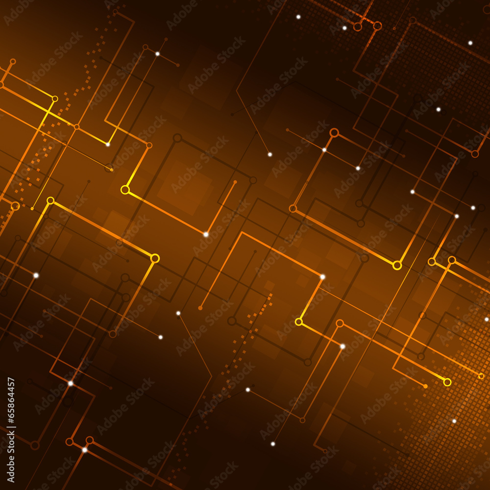 Abstract Technology Background Stock Illustration | Adobe Stock