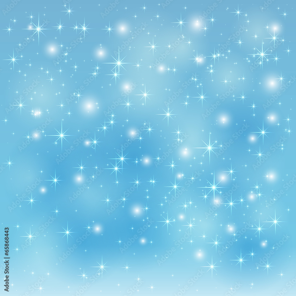 Blue starry background Stock Vector | Adobe Stock