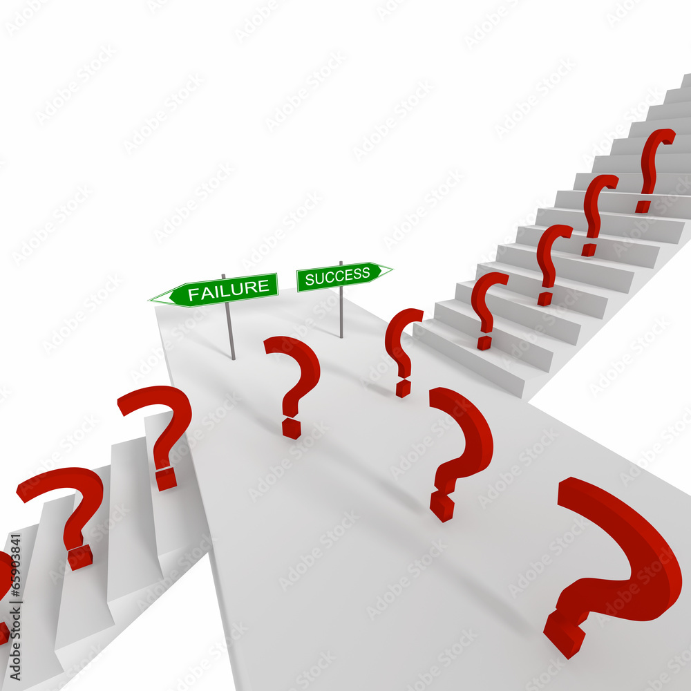 Road sign and question marks Stock Illustration | Adobe Stock