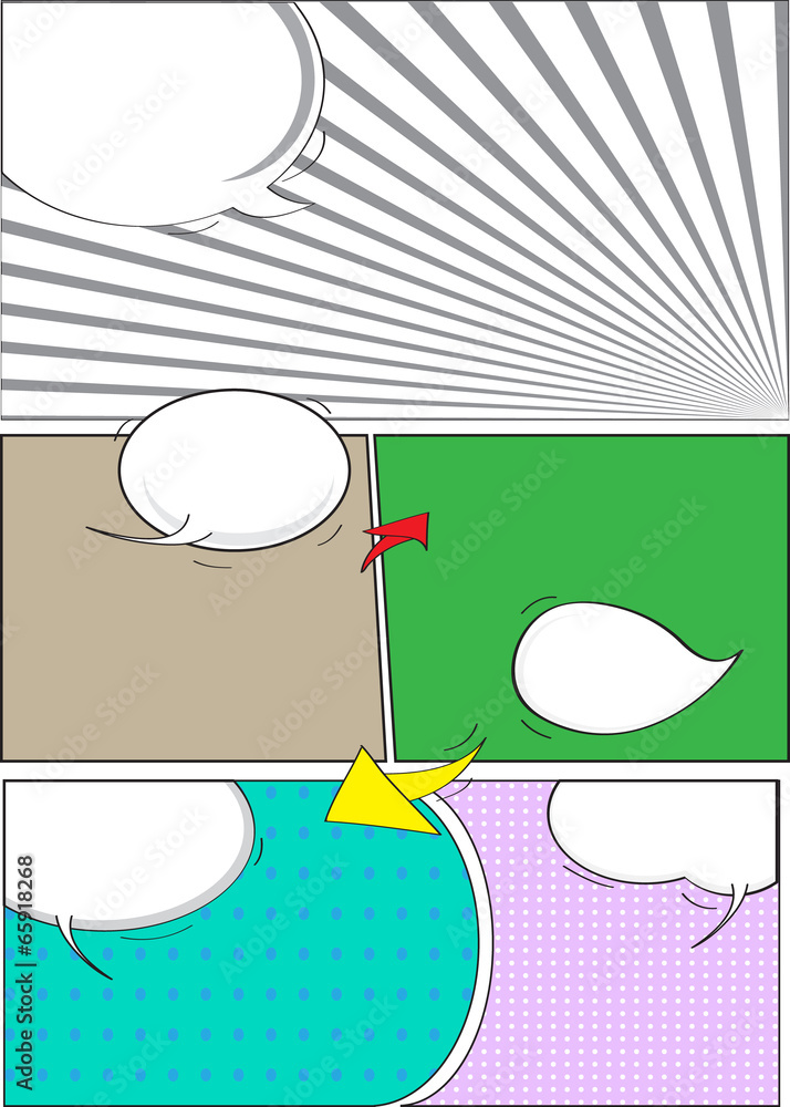 Comic background, comic strip background Stock Vector | Adobe Stock
