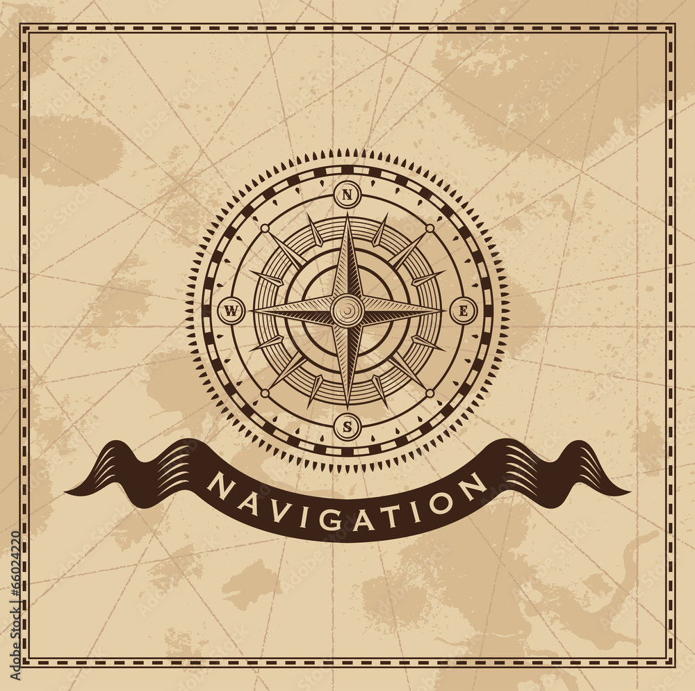 Wind Rose - nautical vector compass Stock Vector | Adobe Stock