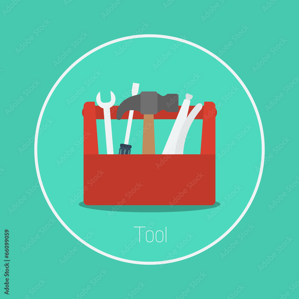 Toolbox Icon Flat