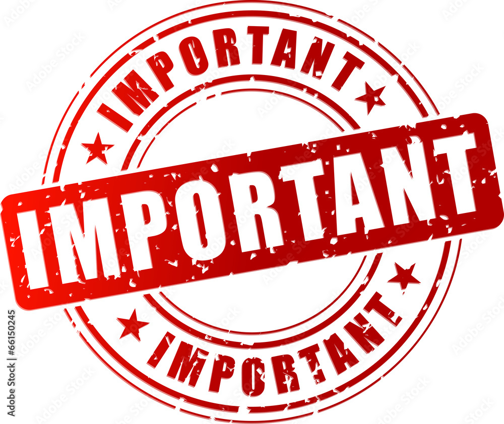 Important Stamp Vector