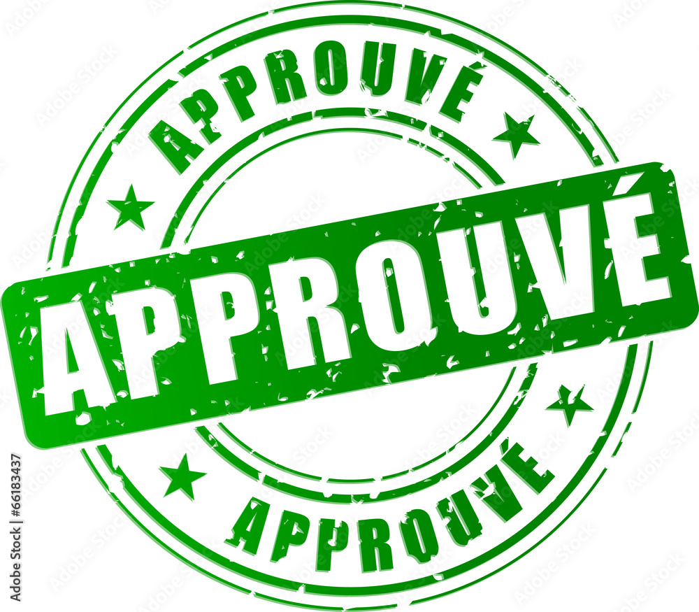 Approuved red stamp Stock Vector | Adobe Stock