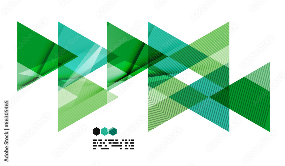 Bright green geometric modern design template Stock Vector | Adobe Stock
