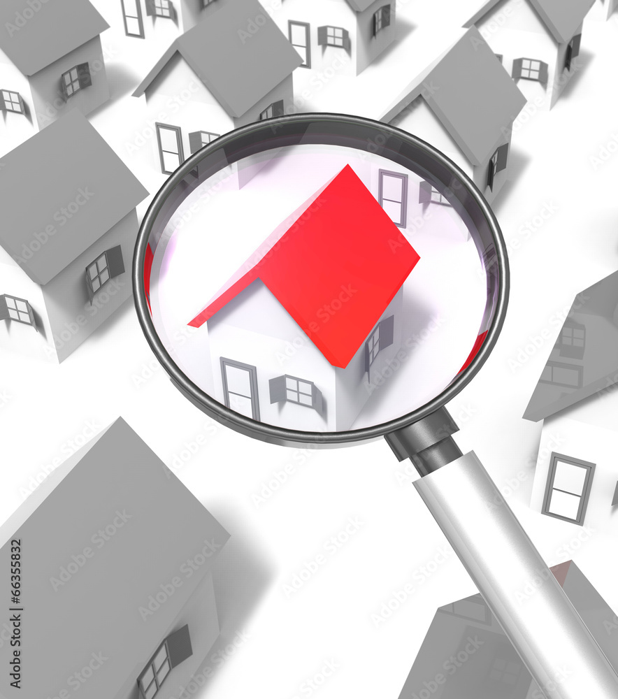 search and inspection of the house Stock Illustration | Adobe Stock