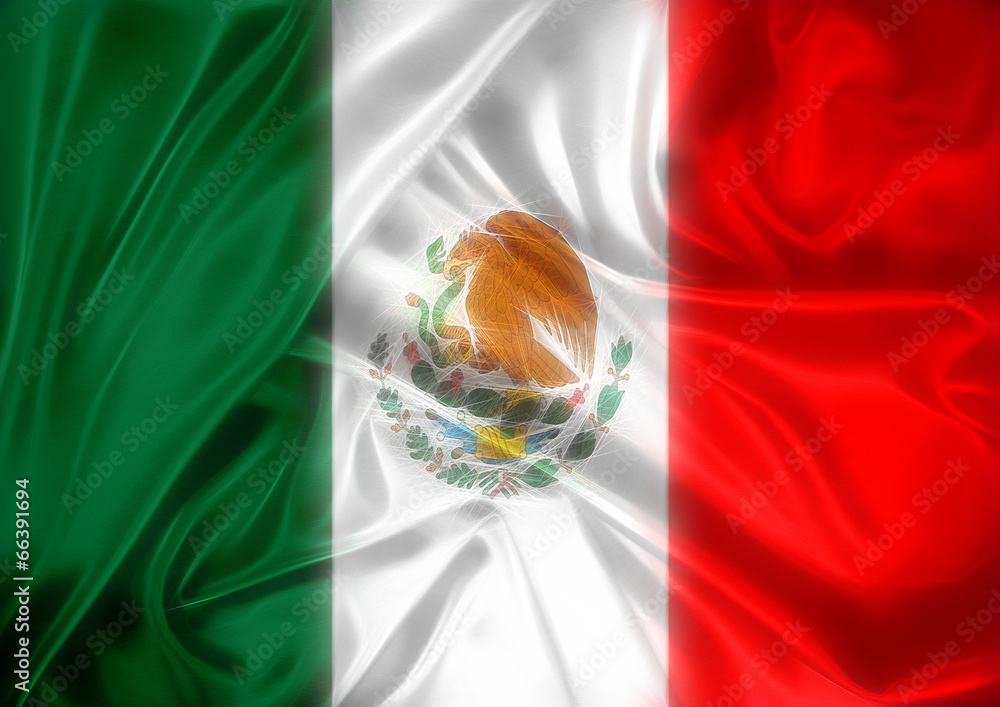 Bandeira do México Stock Illustration | Adobe Stock