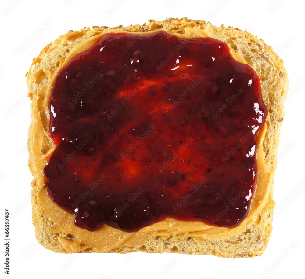 Spreading Jelly On Bread