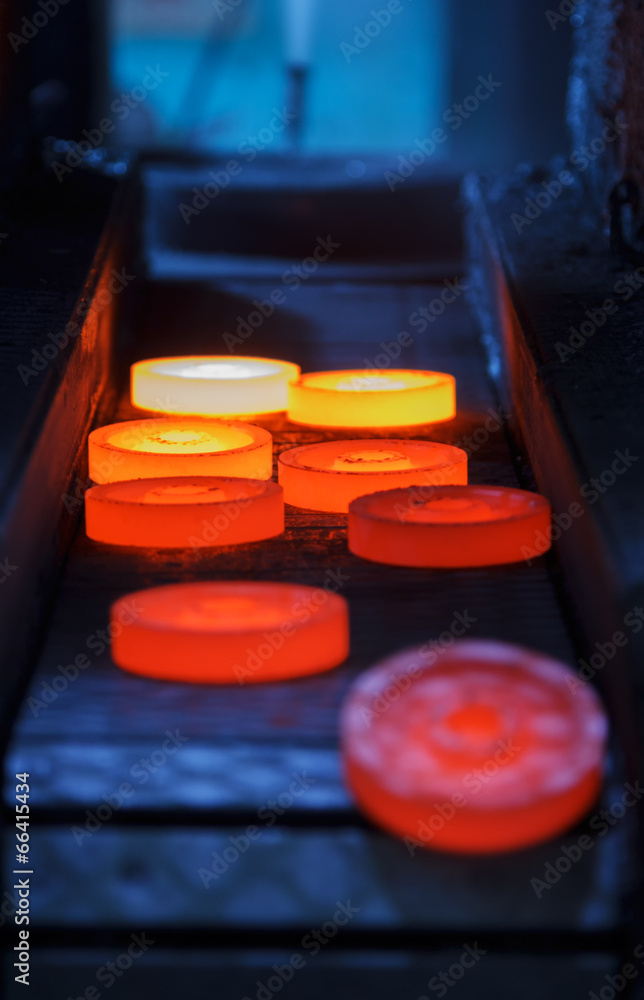 Hot forging production line Stock Photo | Adobe Stock