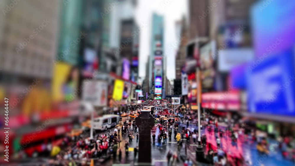 Vidéo Stock Times Square Time Lapse Zoom | Adobe Stock