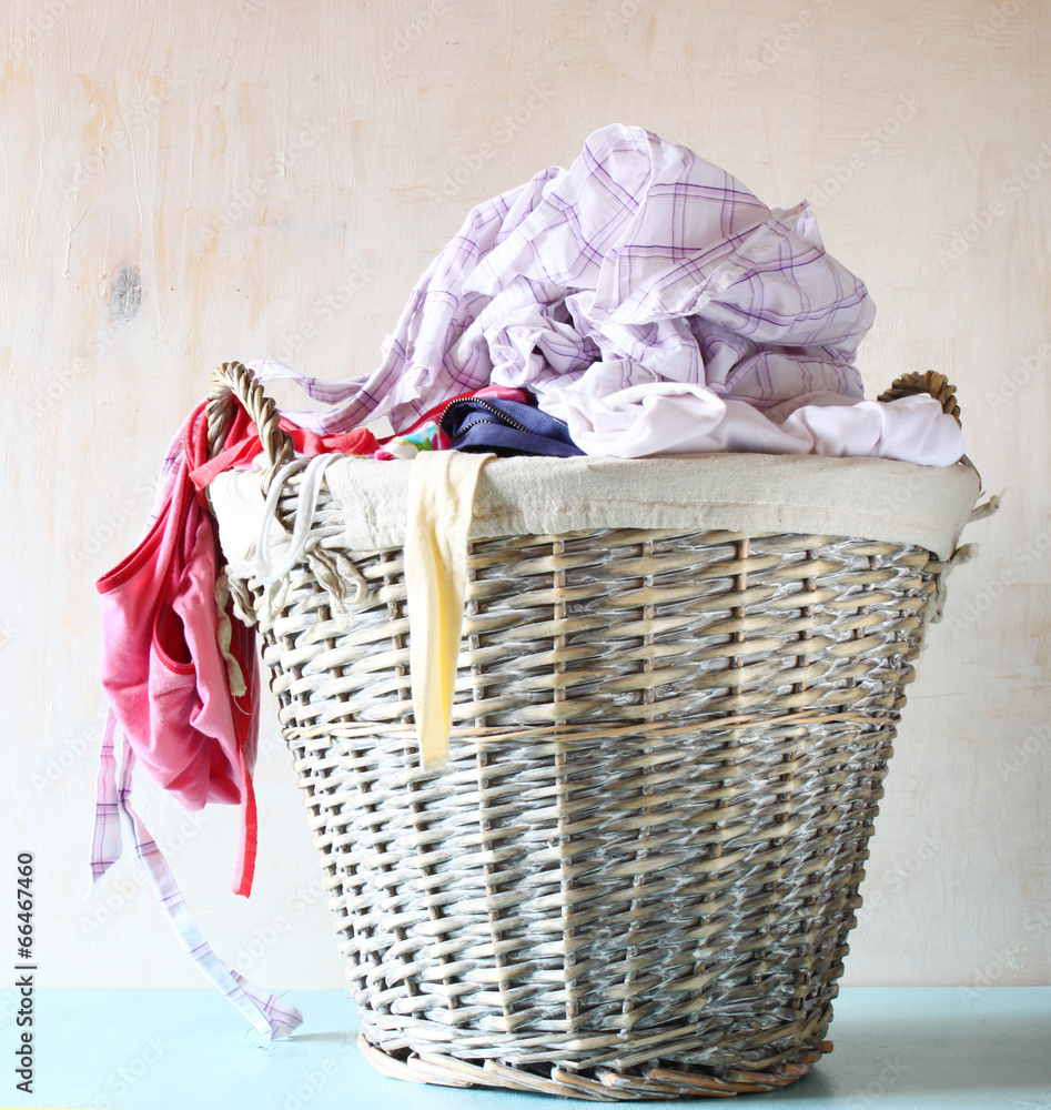 Full Laundry Basket