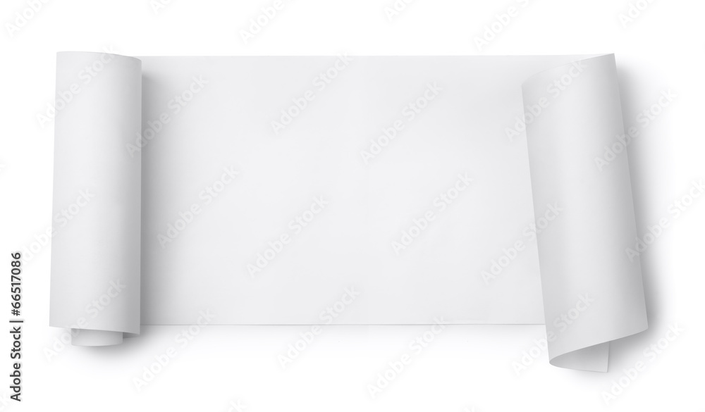 Paper scroll Stock Photo | Adobe Stock