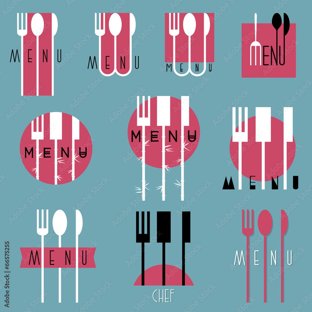 Collection of various stylish restaurant menu design Stock Vector ...