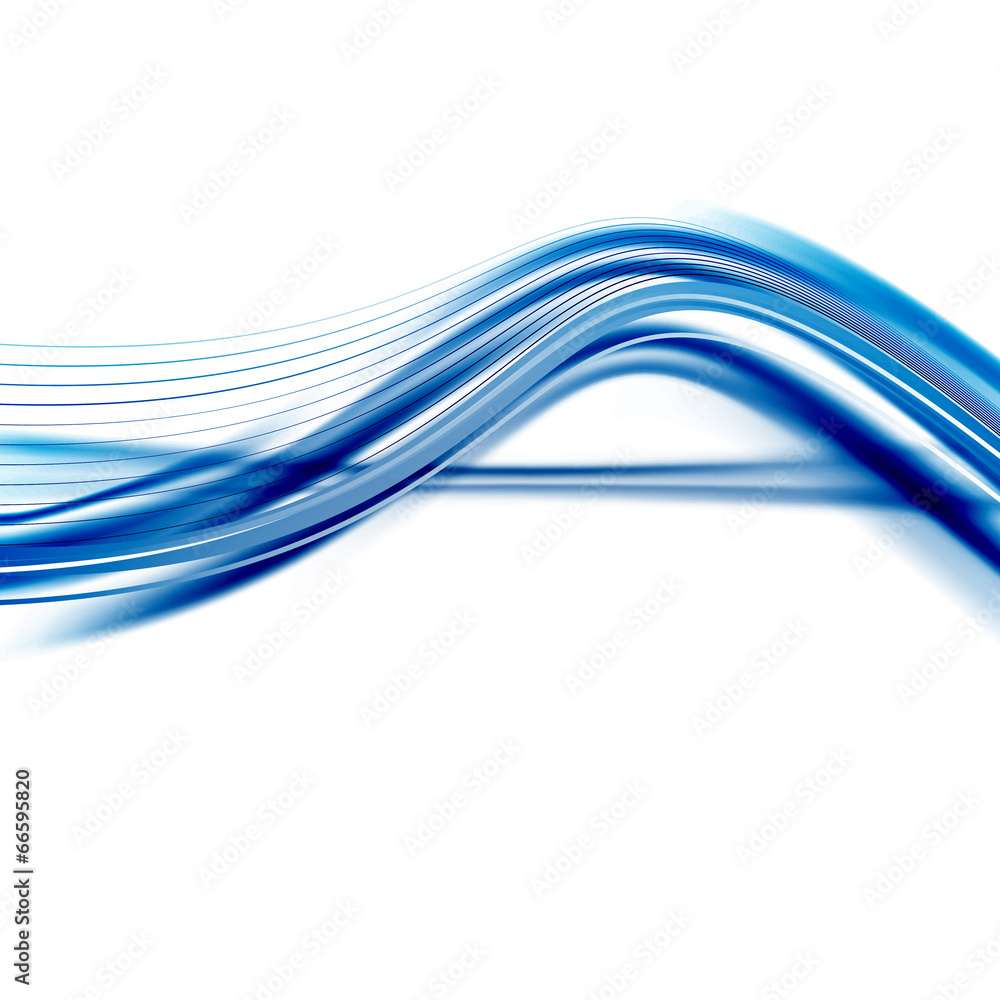 Modern swoosh line abstract blue background Stock Vector | Adobe Stock