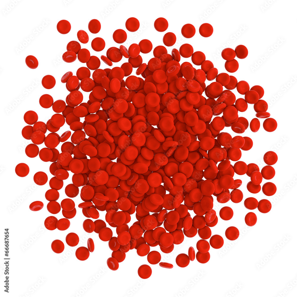Blood cells - 3d Rendering Stock Illustration | Adobe Stock