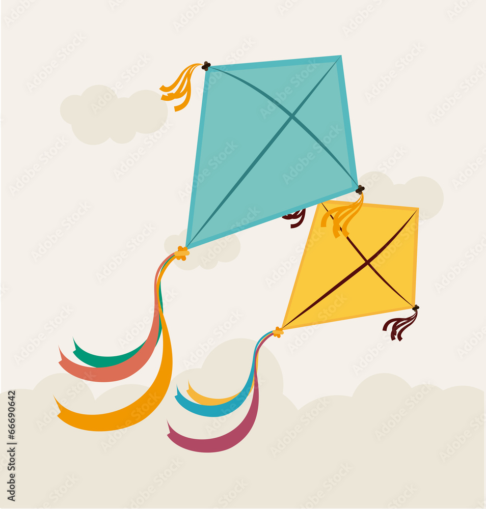 Kite design Stock Vector | Adobe Stock
