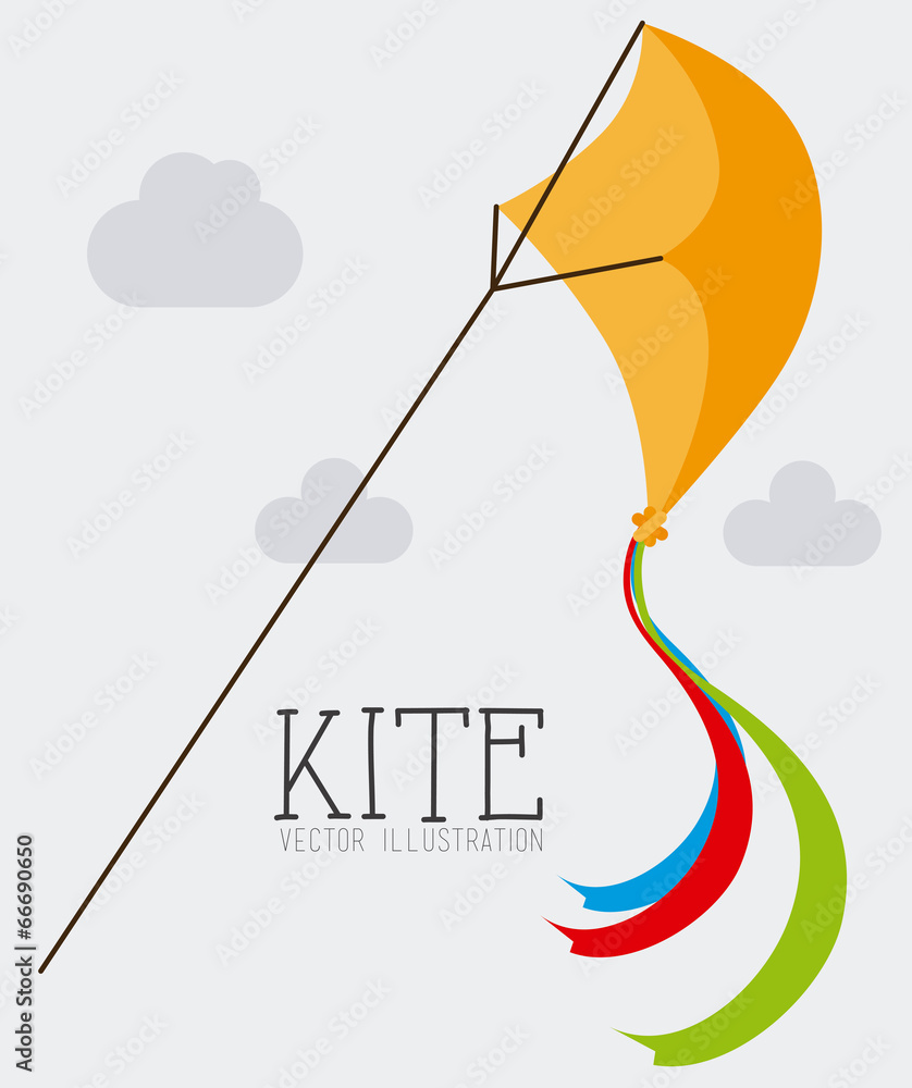 Kite design Stock Vector | Adobe Stock
