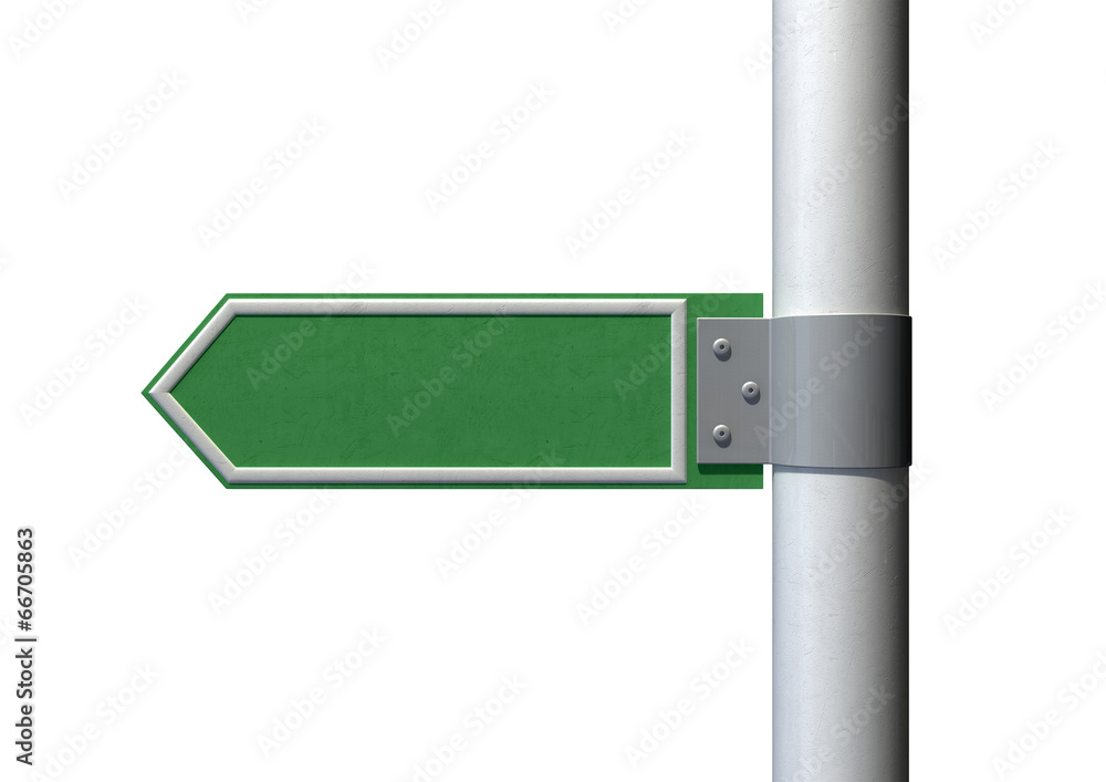 Blank Direction Sign Stock Photo | Adobe Stock