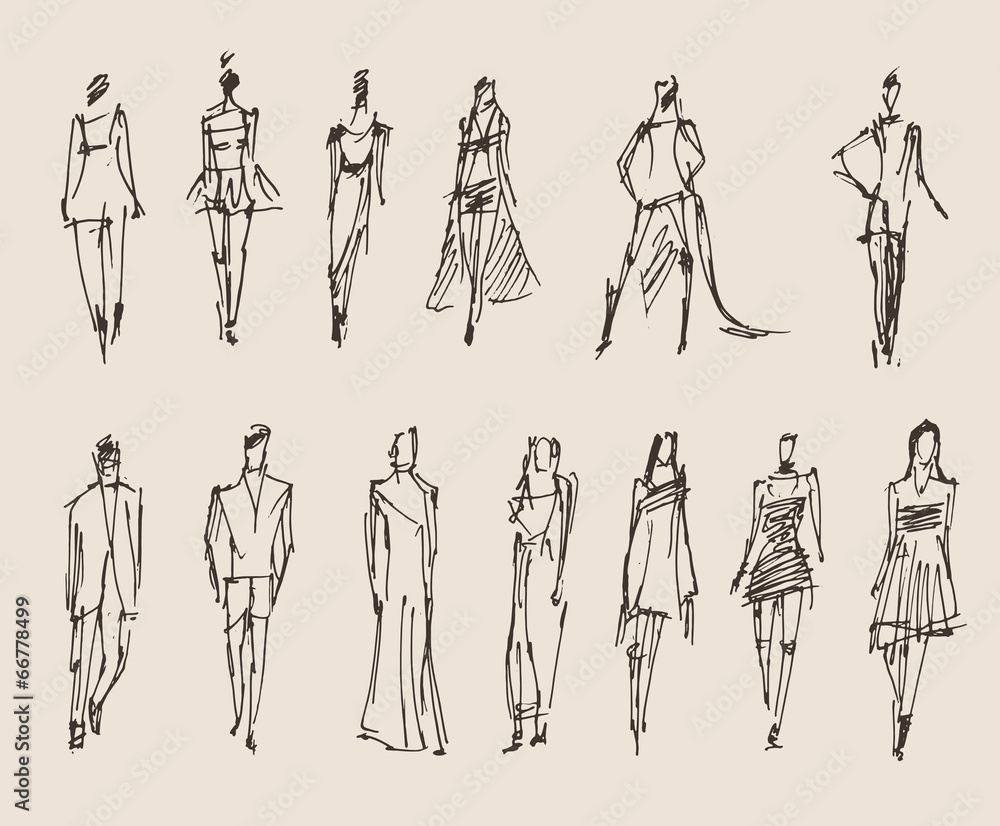 How To Draw Fashion Models For Designing