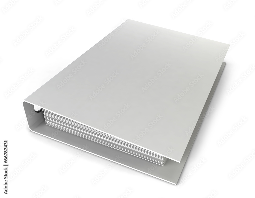 White binder Stock Illustration | Adobe Stock