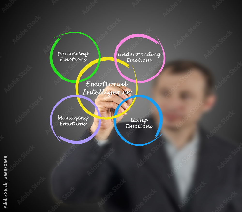 Diagram Of Emotional Intelligence Stock Photo Adobe Stock