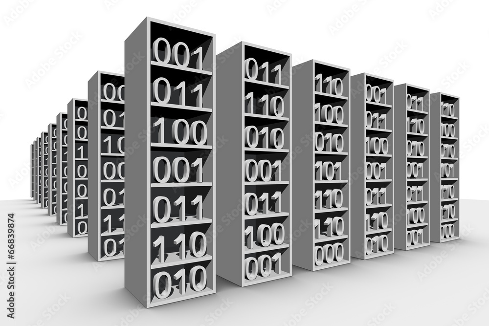 Opslag van data in database ilustración de Stock | Adobe Stock