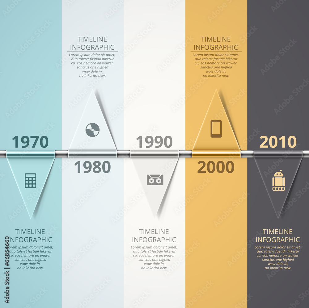 Timeline Infographic Stock Vector | Adobe Stock