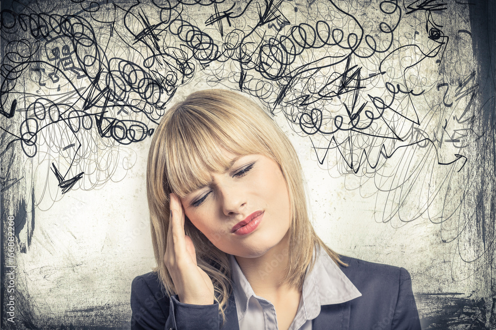 Chaos im Kopf Stock Photo | Adobe Stock
