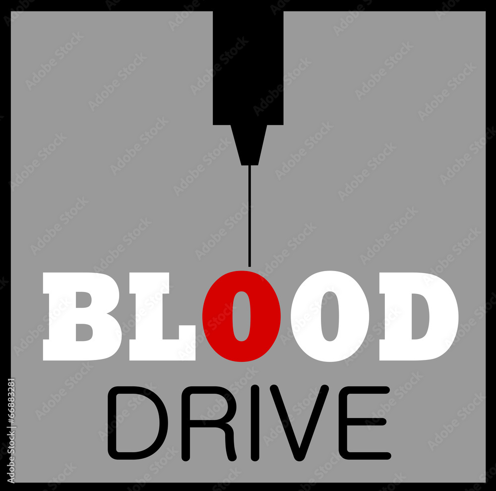 Blood Drive Graphic Design