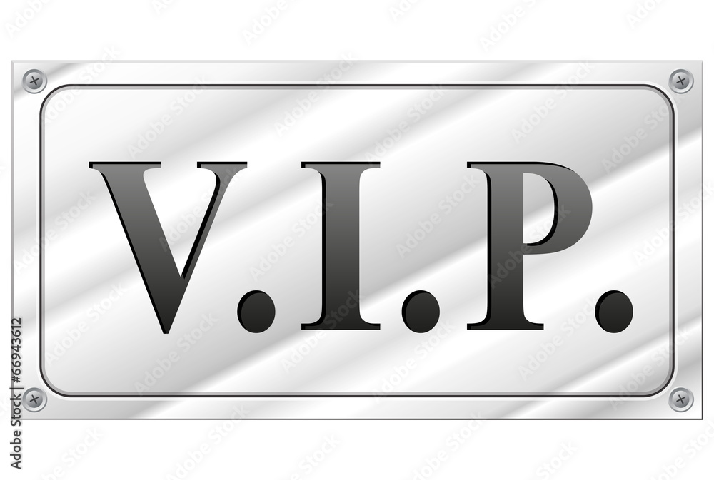 Vector vip sign Stock Vector | Adobe Stock