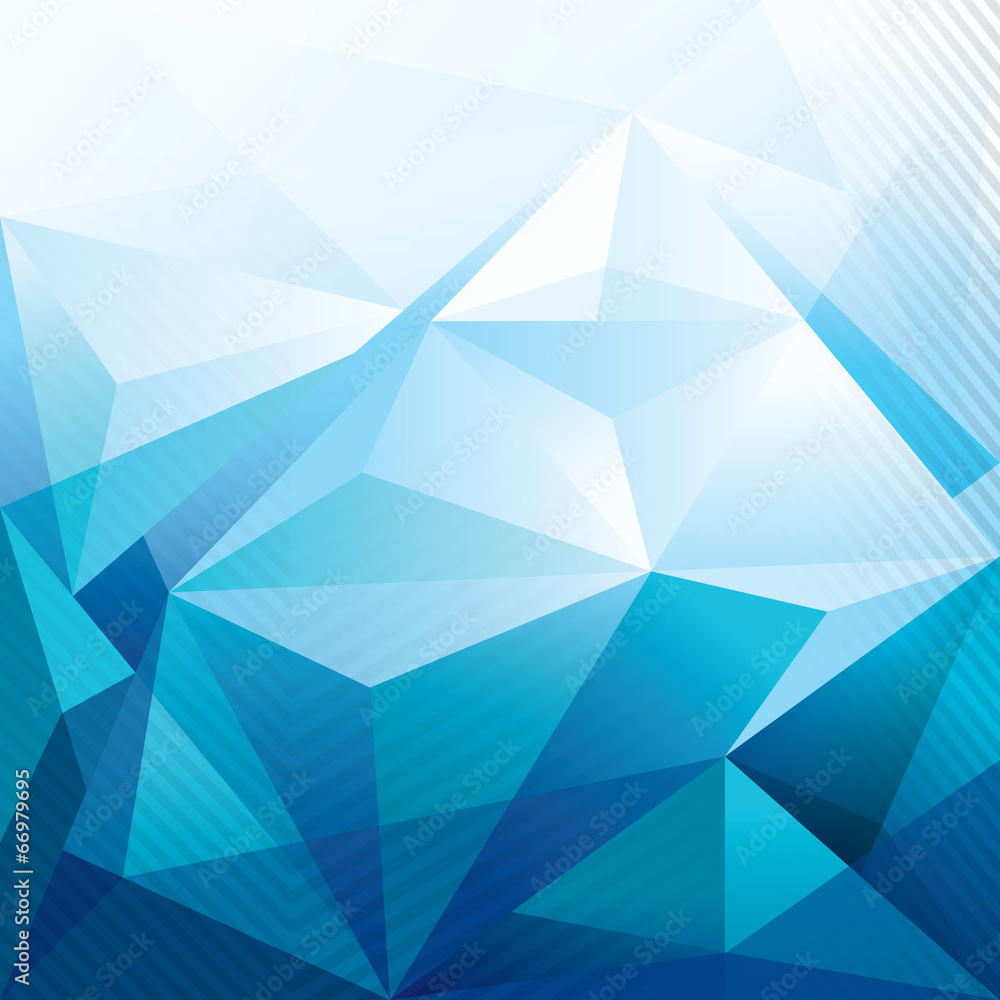 Abstract Blue Polygon Background Stock Vector | Adobe Stock