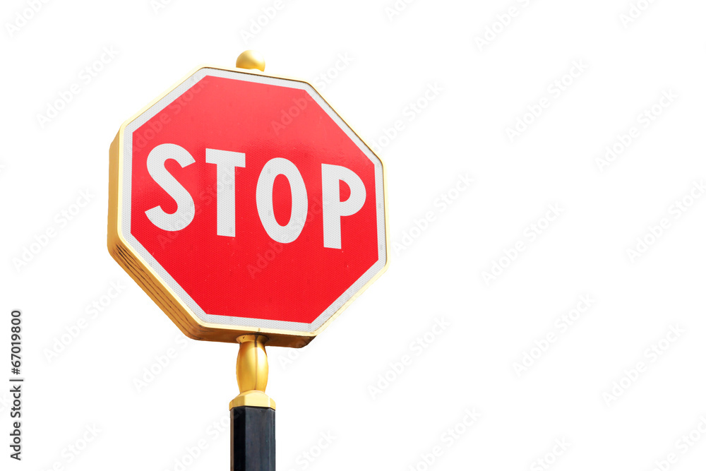 Stop-Schild Stock-Foto | Adobe Stock