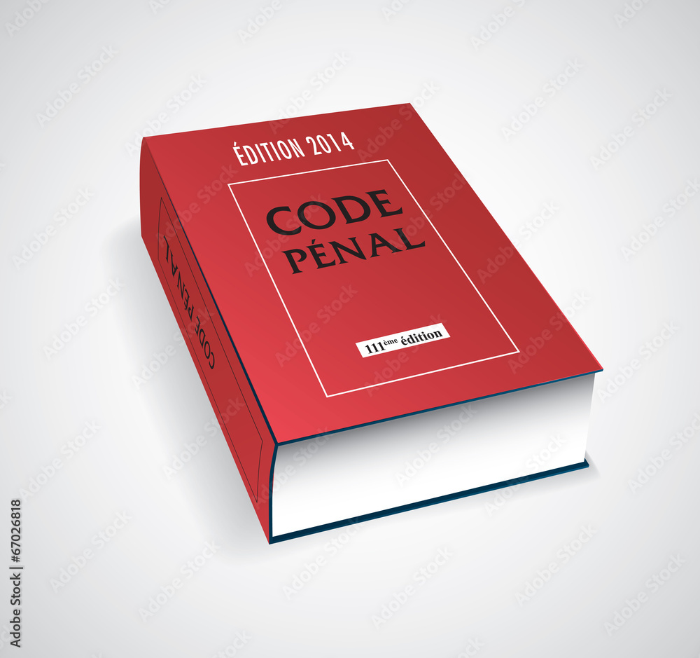 Code pénal Stock Vector | Adobe Stock