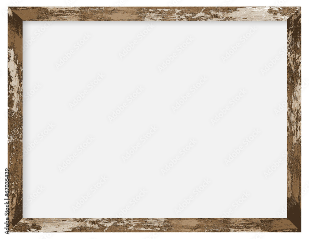 rustic wooden photo frame Stock Vector | Adobe Stock