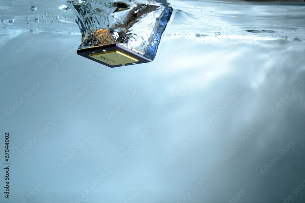 Water and CPU3 Stock Photo | Adobe Stock