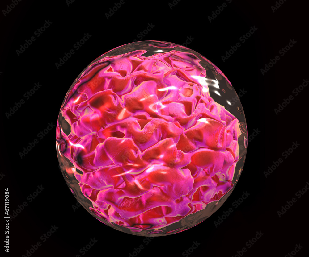 3d render of Embryo cleavage, medical illustration Stock Illustration ...