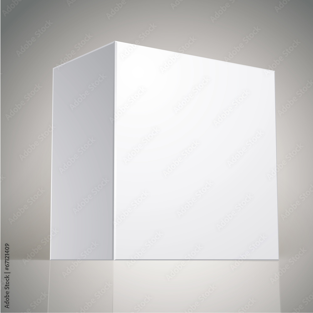 Vector blank box, template for your package design, put your ima Stock ...