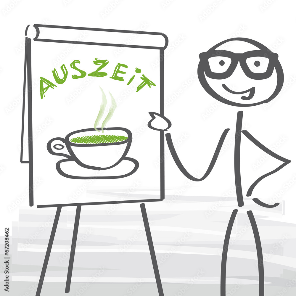 Auszeit vector de Stock | Adobe Stock