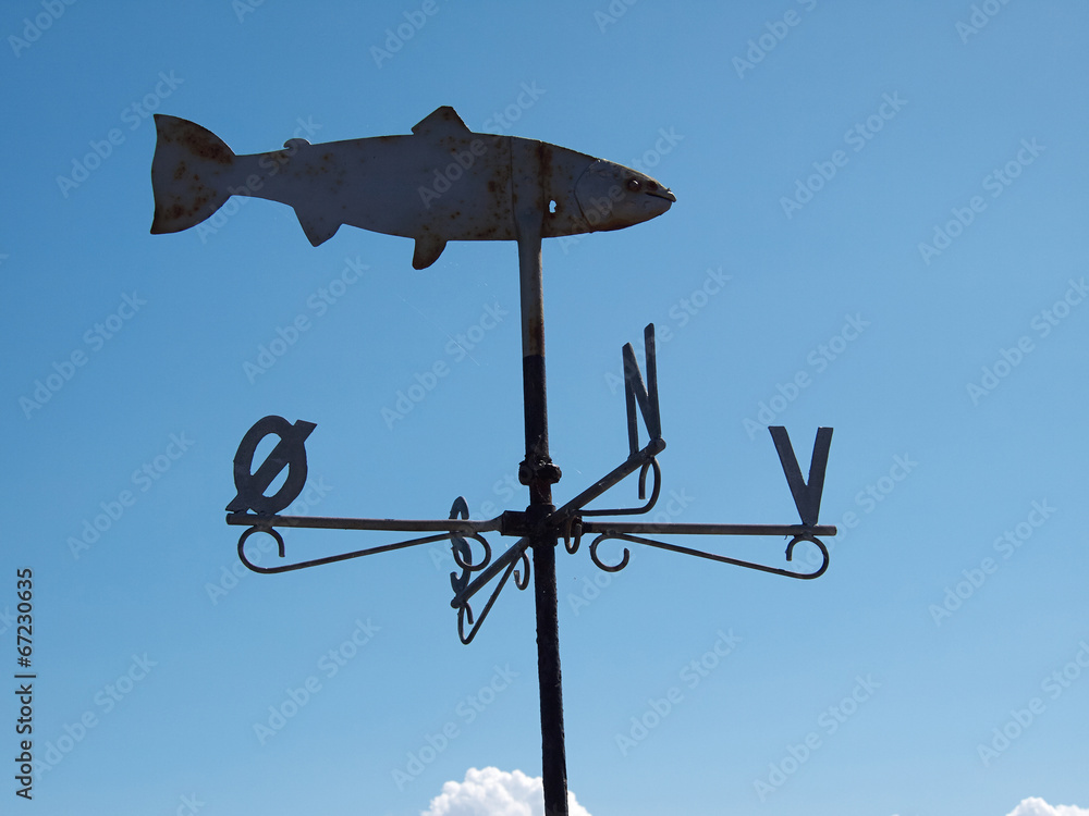 Marine weather vane Stock Photo | Adobe Stock