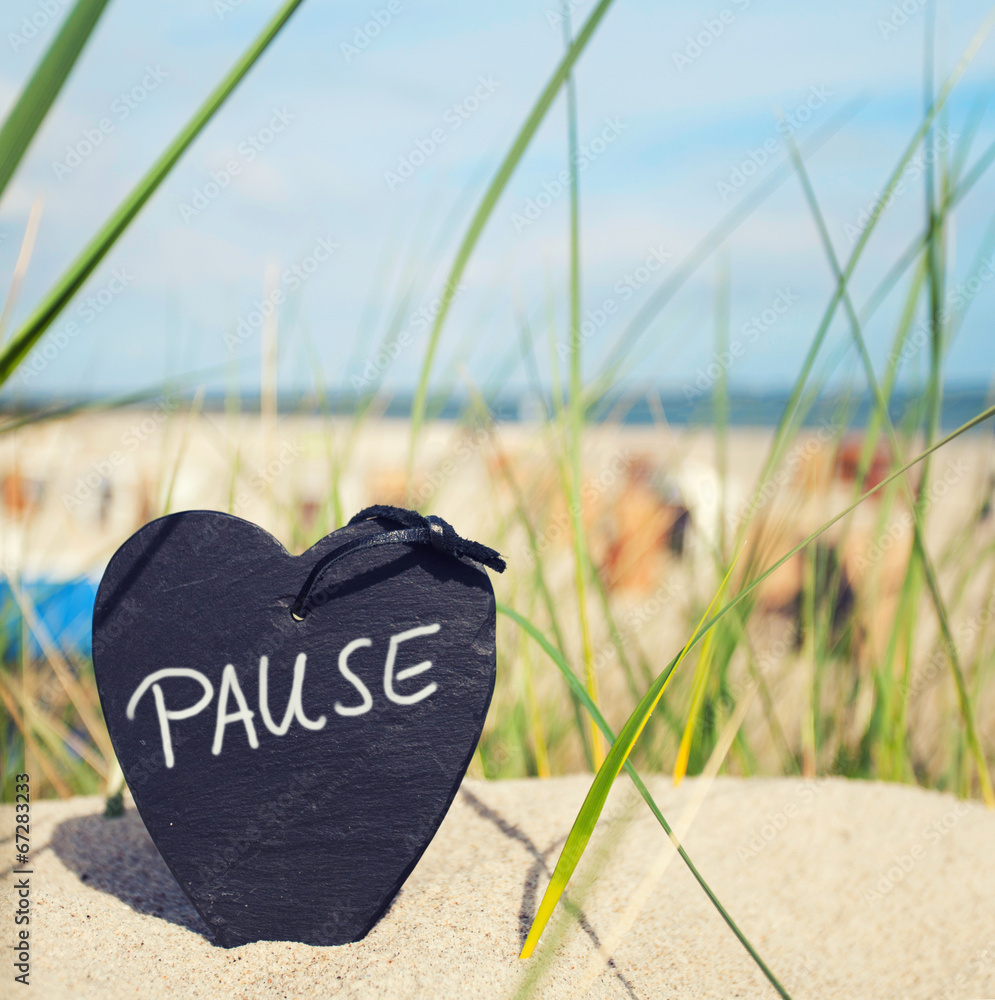 Pause, Auszeit am Strand Stock-Foto | Adobe Stock