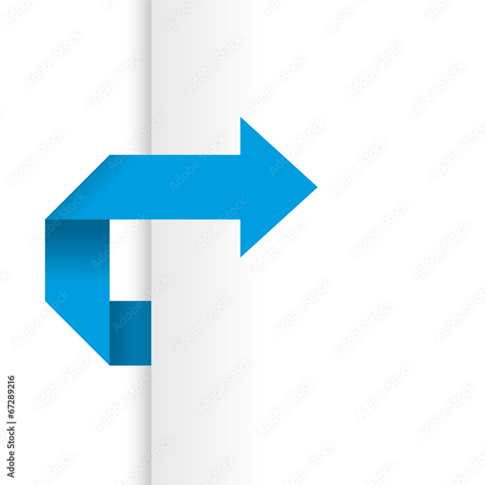 blauer Pfeil Stock Vector | Adobe Stock