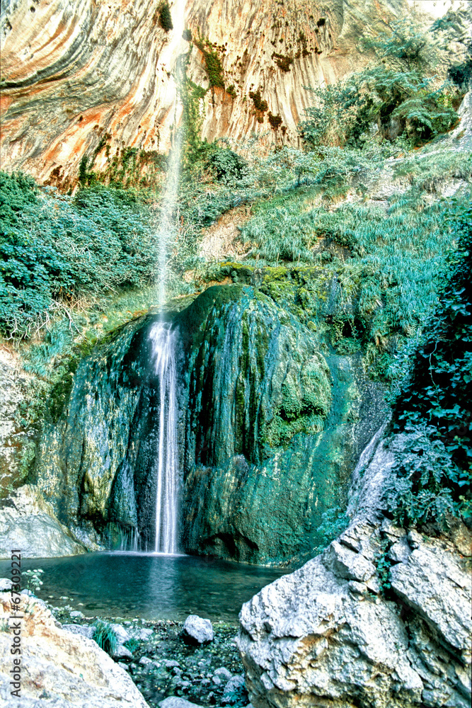 GORGES DU LOUP ( 06 Alpes Maritimes ), Cascade de Courmes Stock-Foto ...