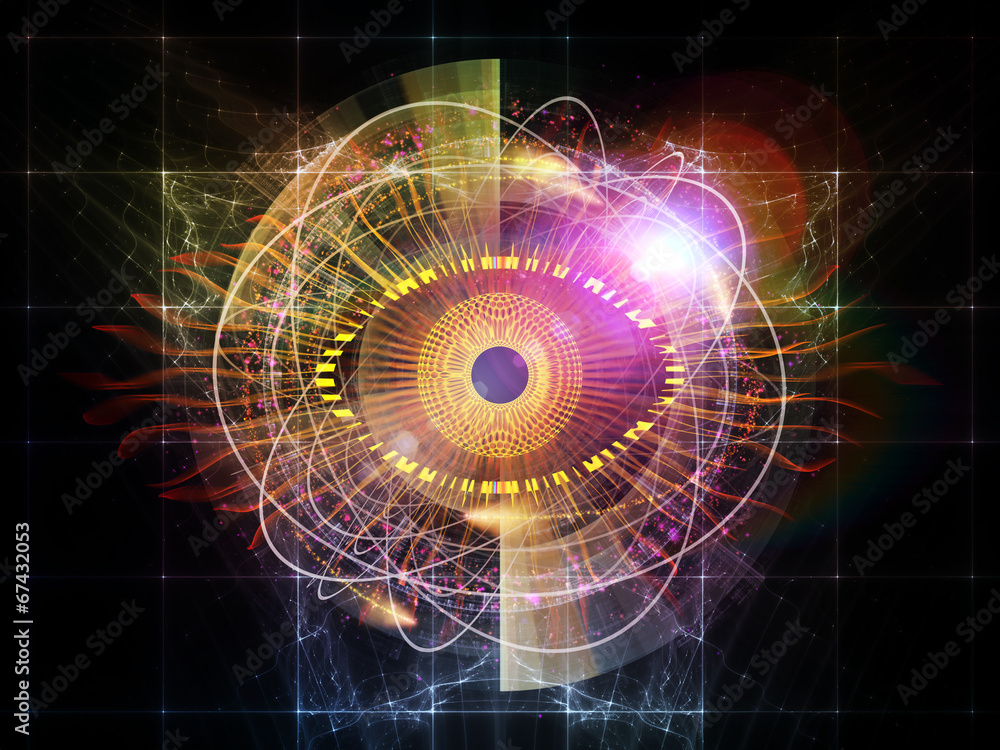 Eye Particle Stock-Illustration | Adobe Stock