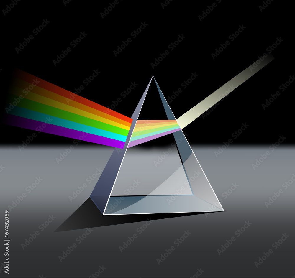 Prism spectrum Stock Vector | Adobe Stock
