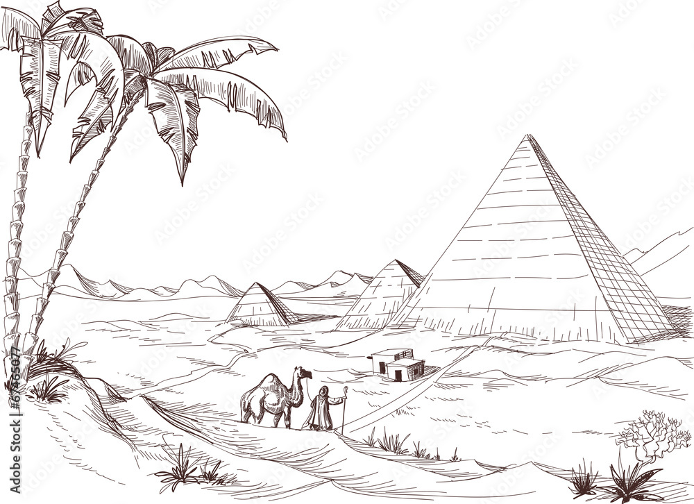 Sahara Desert Drawing