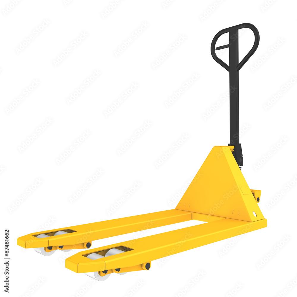 hand pallet truck Stock Illustration | Adobe Stock