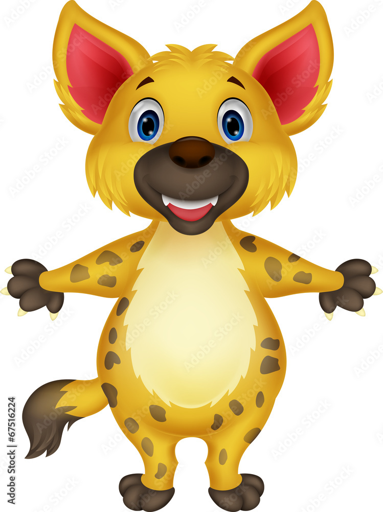 Hyena cartoon Stock Vector | Adobe Stock